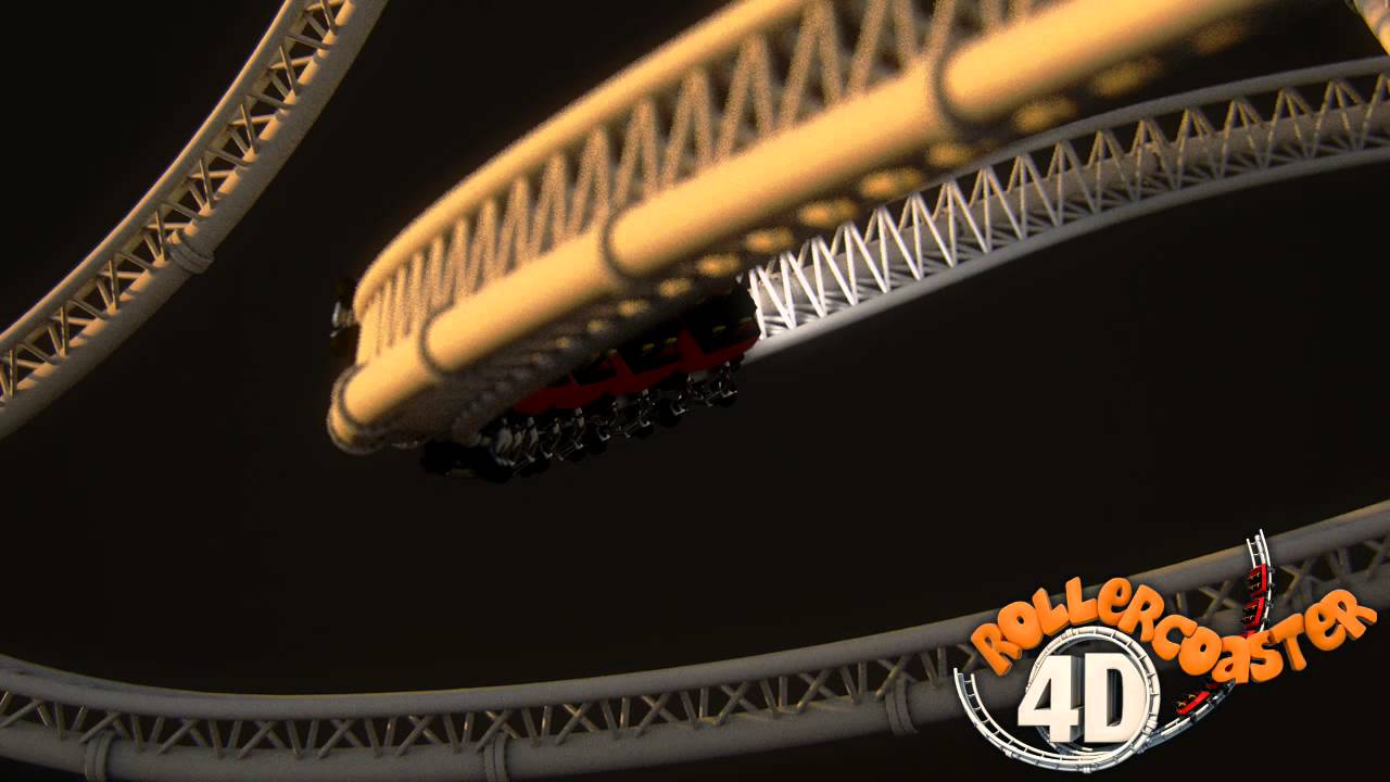 RollerCoaster 4D - test run WIP - YouTube