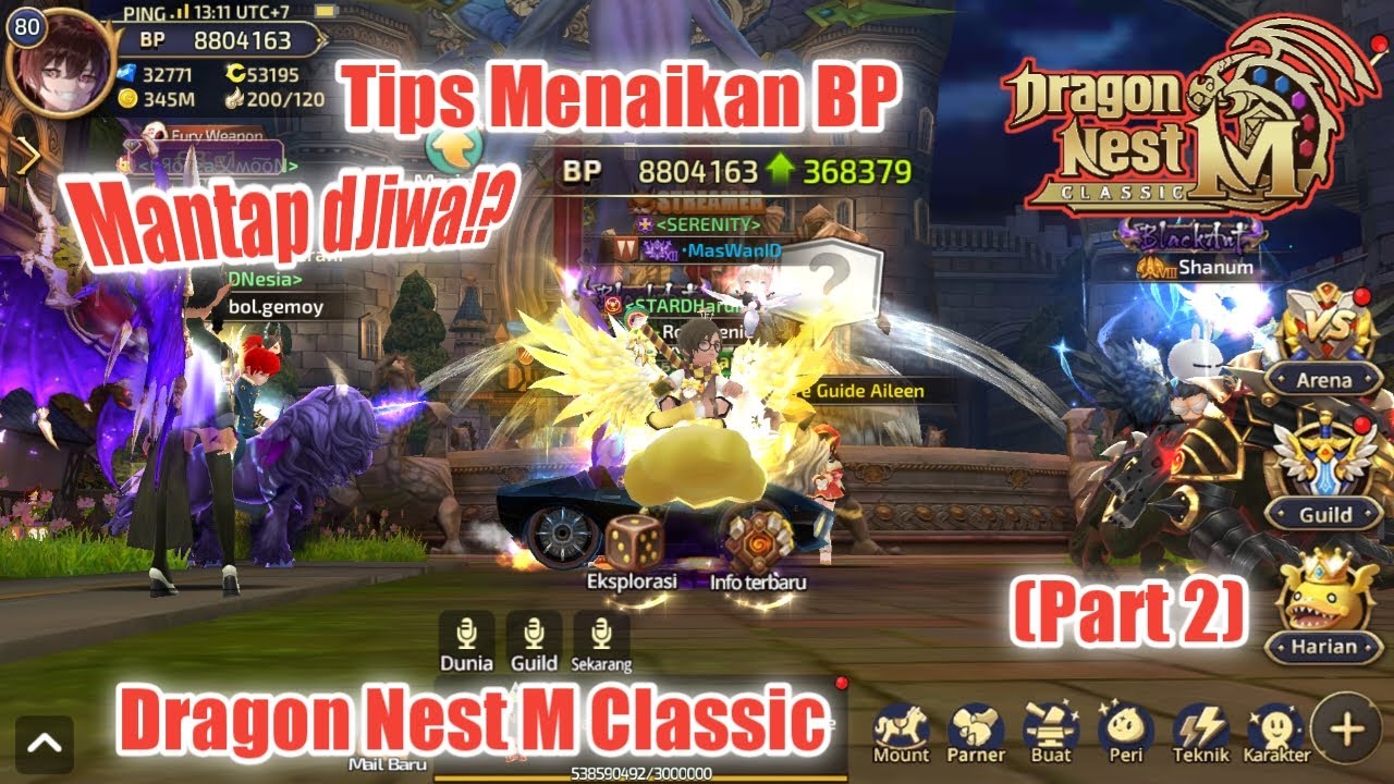 Cara Menaikkan BP "Battle Power" Dragon Nest M Classic (Part 2) - Tips for Newbie DNMC - YouTube