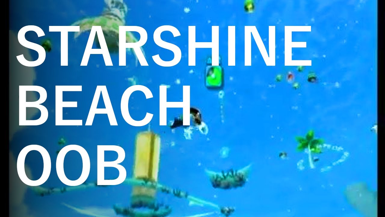 Super Mario Galaxy 2 - Out of Bounds at Starshine Beach Galaxy - YouTube