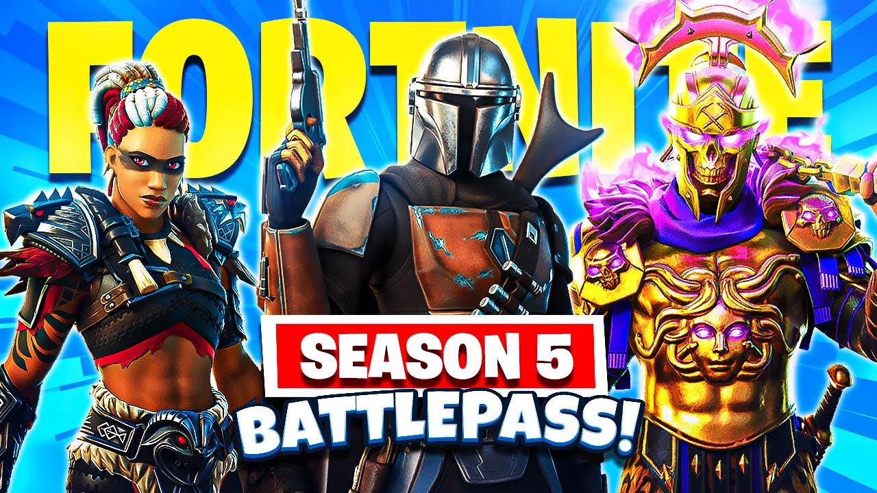 SEASON 5 GAMEPLAY! (Fortnite Season 5 FULL Battle Pass) - YouTube