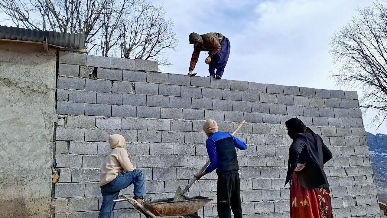 Nomadic Life of Yusuf & Building a Home in the Mountainous Wilderness ...
