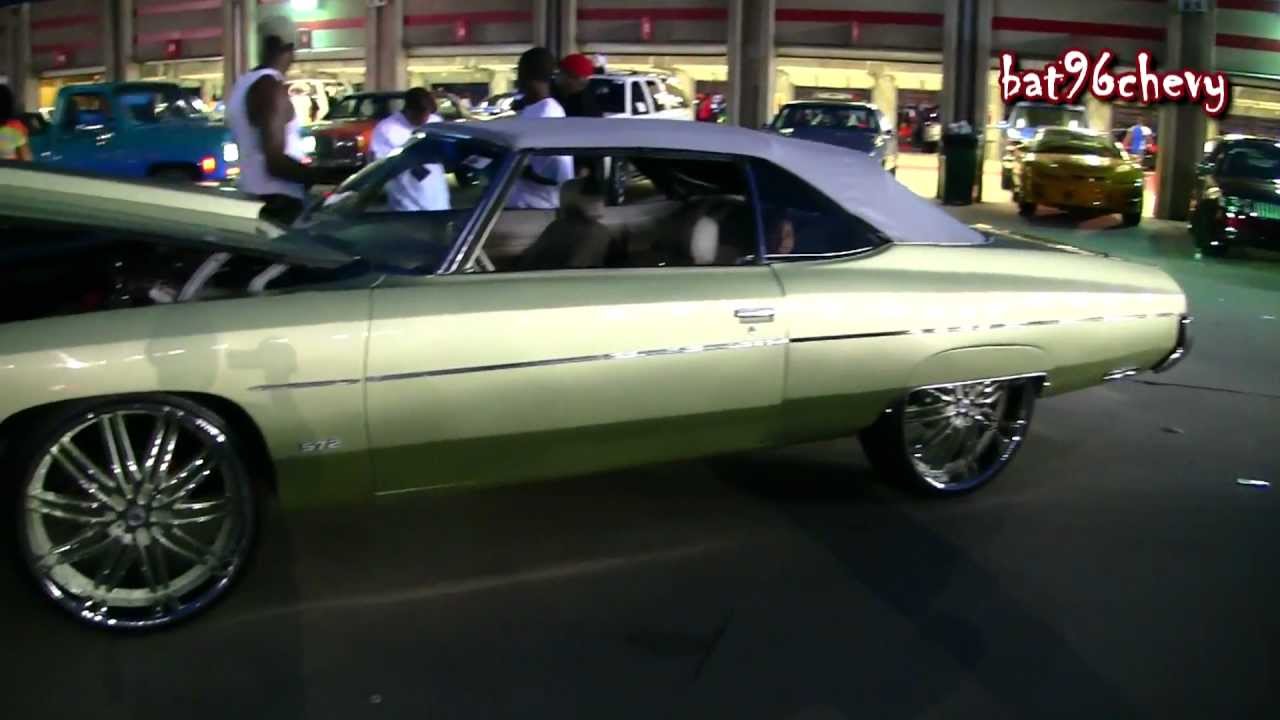 Mint Green 73 Caprice Donk Vert w/ 572 BBC on 26" Lexanis - 1080p HD ...