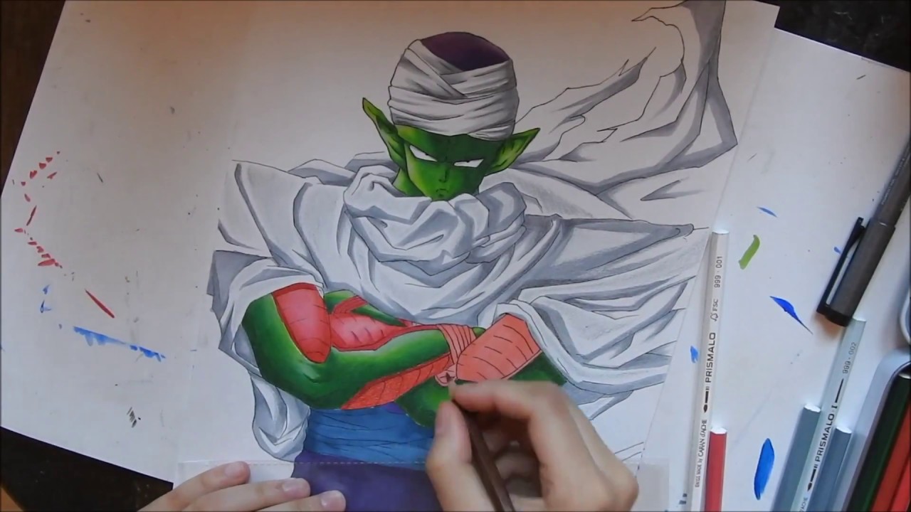 REQUEST-- Dragonball Piccolo Speed color Drawing - YouTube