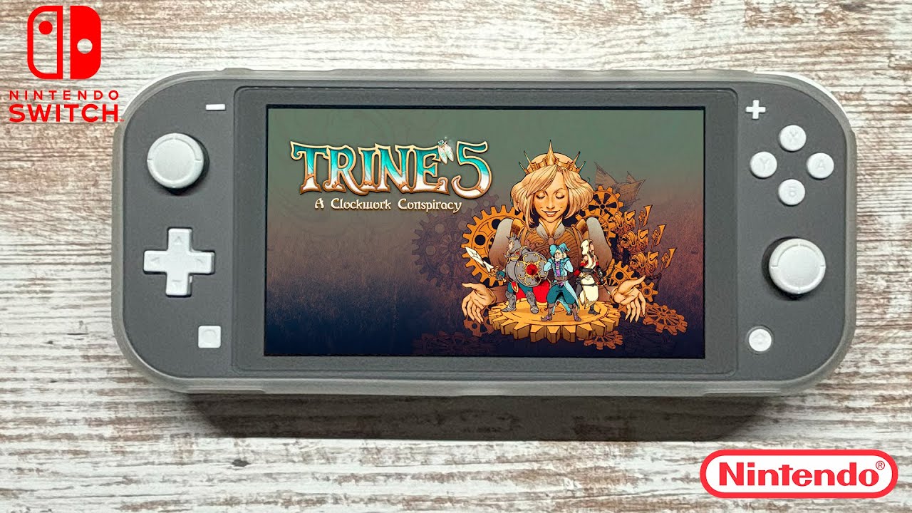 Trine 5: A Clockwork Conspiracy Nintendo Switch Lite Gameplay - YouTube
