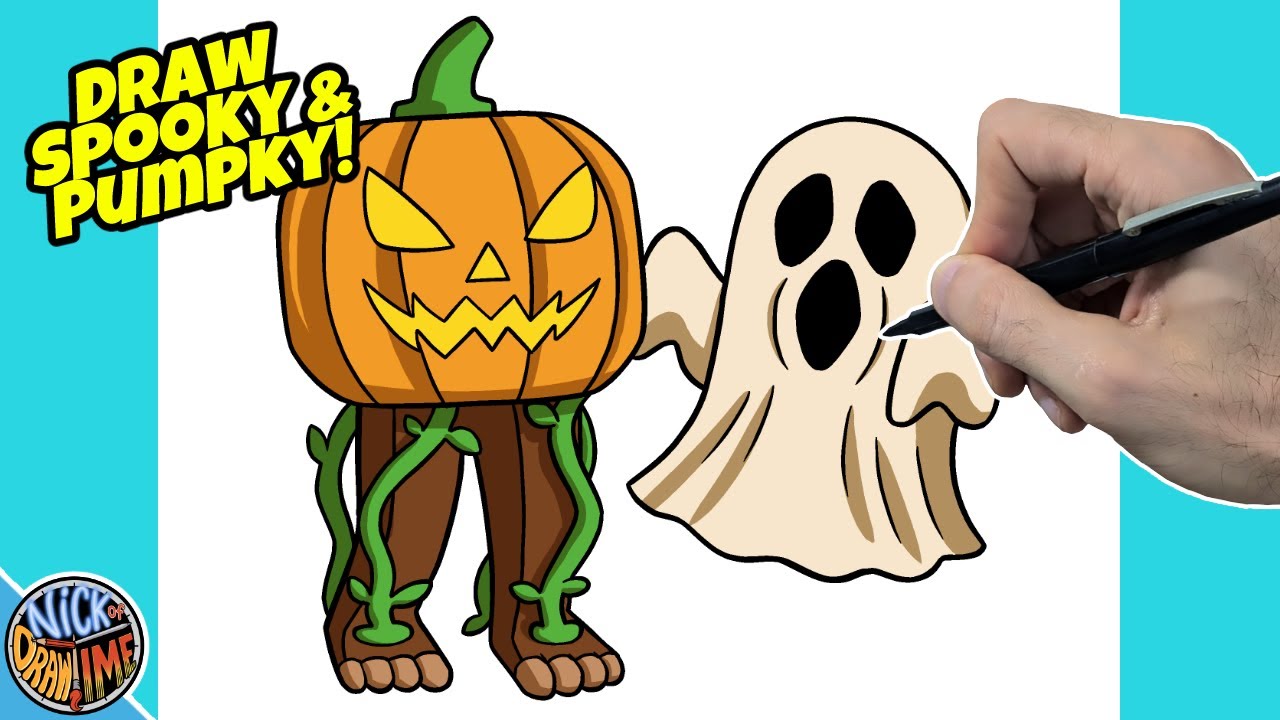 How to Draw SPOOKY & PUMPKY (Steal a Brainrot) (Roblox) (CDT) - YouTube