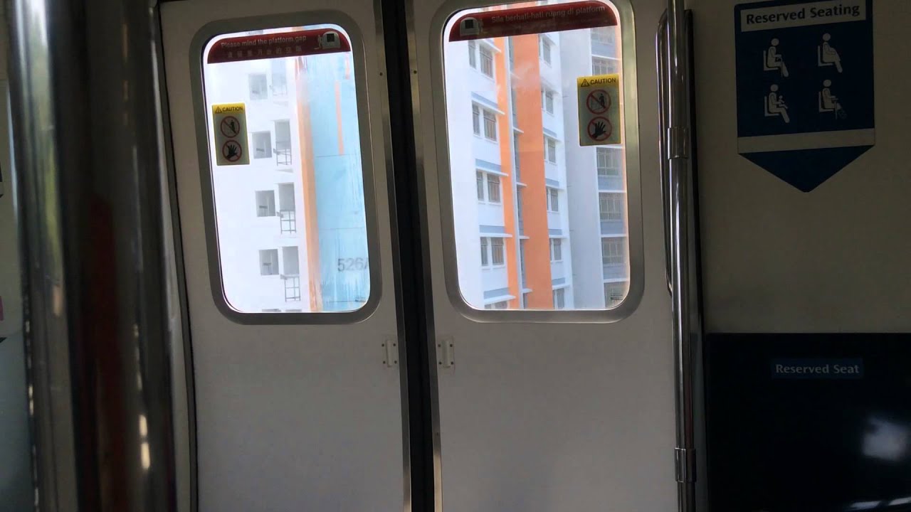 [SMRT] (WHEEL FLAT) C151 set 031-032 train ride from Pasir Ris to ...