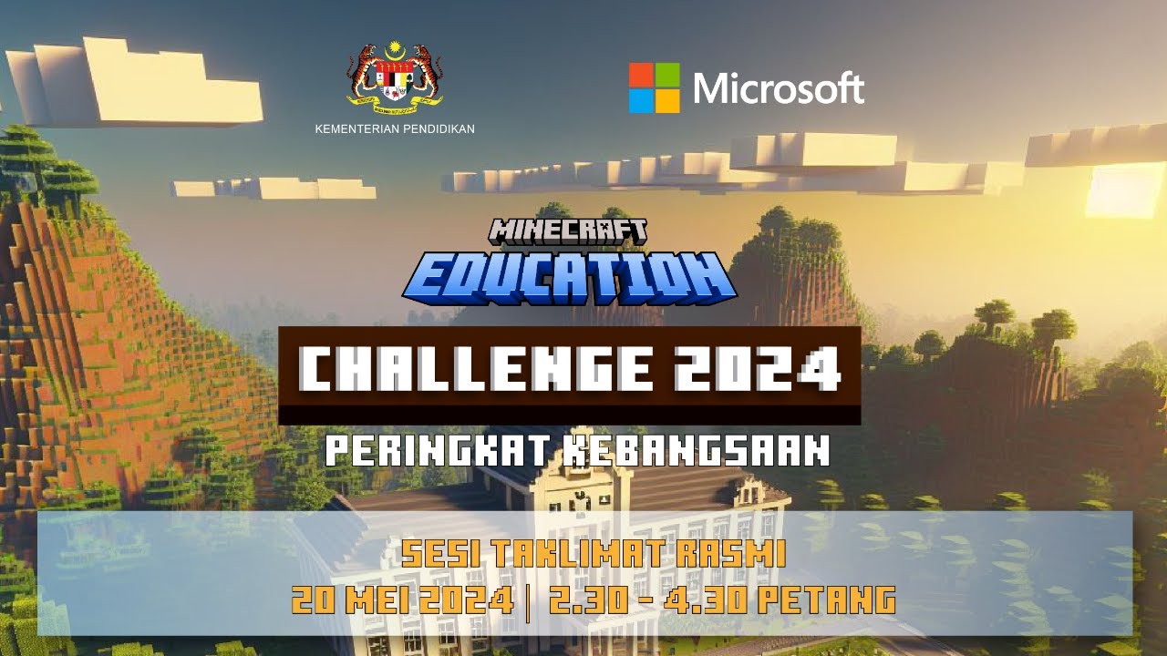 Taklimat Pertandingan Minecraft Education Challenge 2024 - YouTube