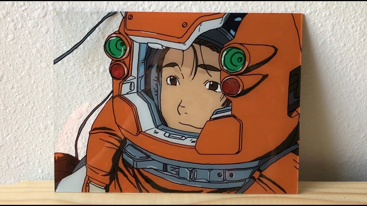 Anime Glass Painting: Tanabe Ai from Planetes - YouTube
