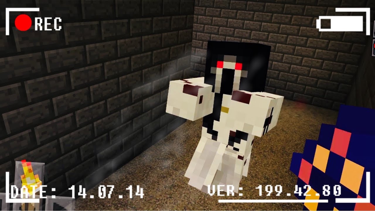 SCARY HORROR SLENDRINA! - The Cellar - Level #2 in Minecraft Pocket ...