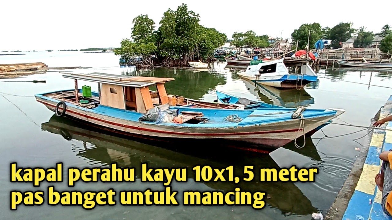 Kapal perahu kayu pulau lancang - YouTube