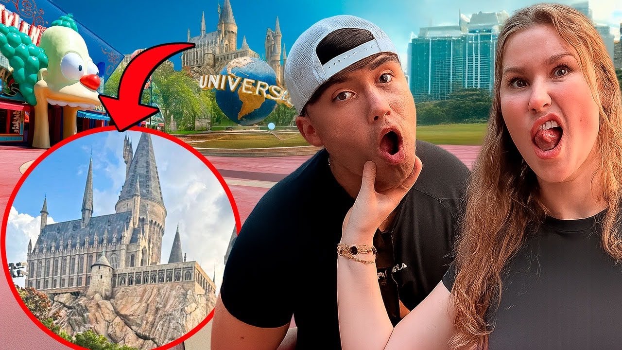 Nuestra primera vez en Universal Studios || JC AND SONDRA - YouTube