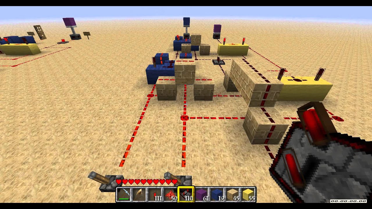 Juri's Minecraft - Full Adder(1bit Adder) - YouTube