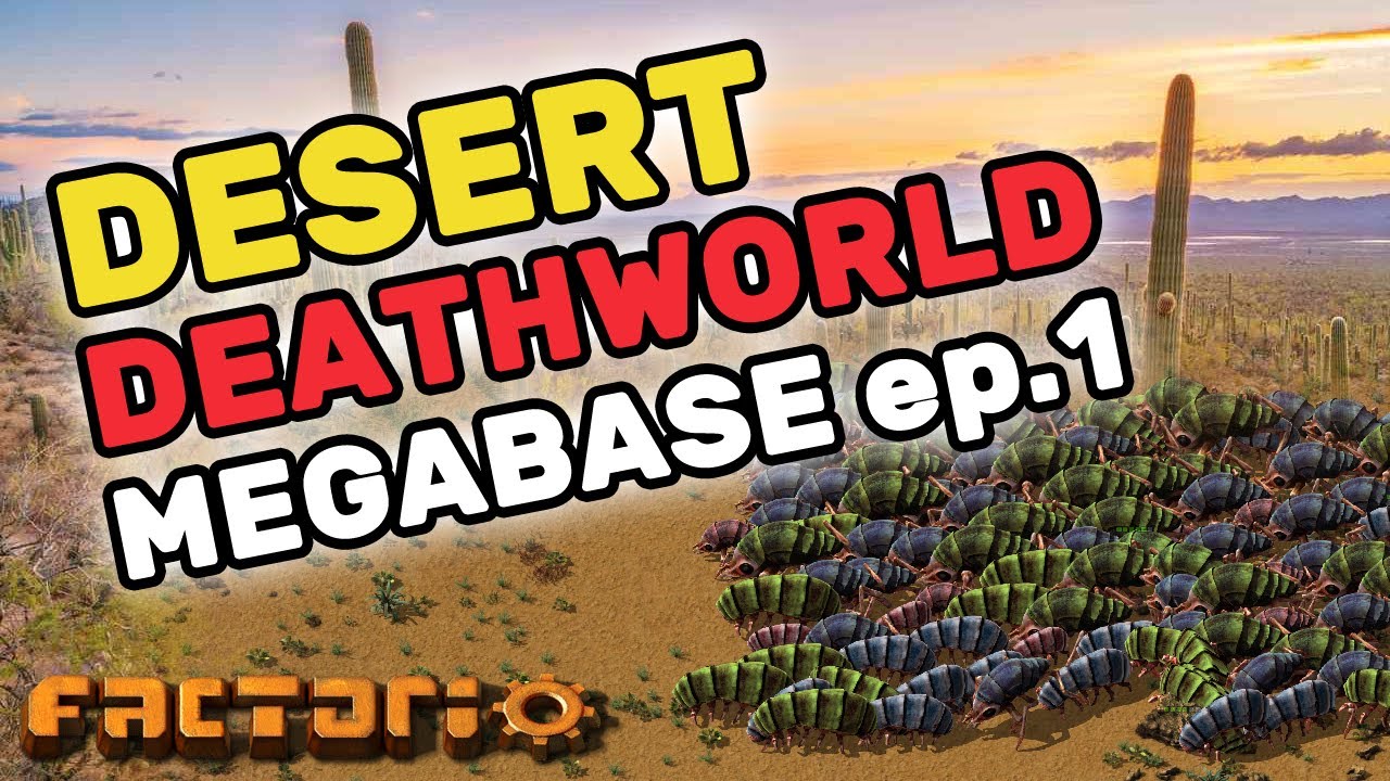 Making a Factorio Deathworld MEGABASE - episode 1 - YouTube
