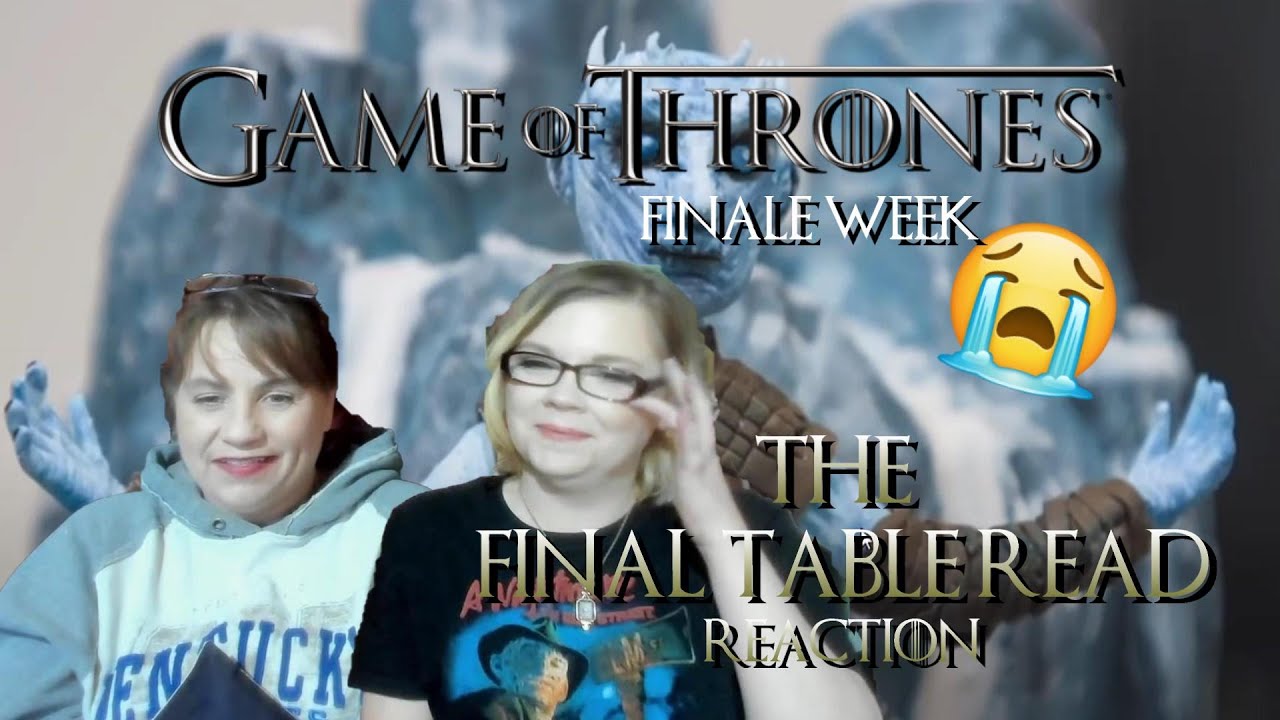 The Cast Reacts: The Final Table Read Reaction - YouTube