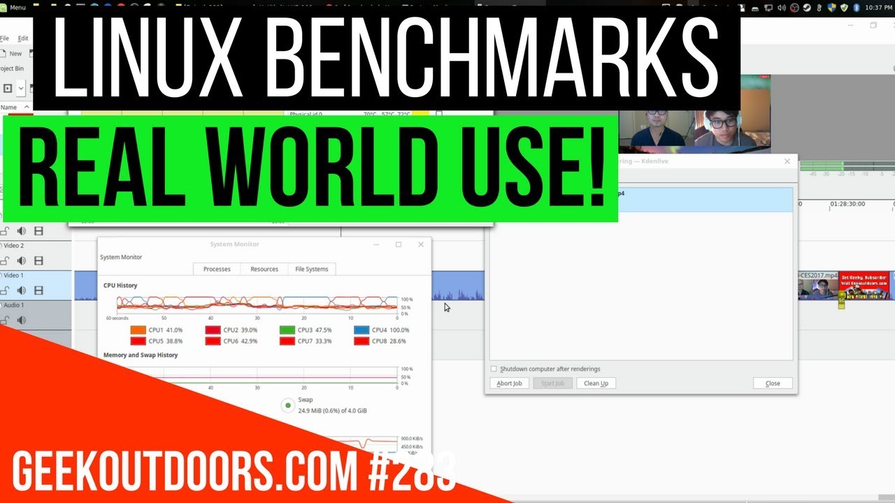 LINUX BENCHMARKS: REAL WORLD USE!!! (Linux PC Build Performance ...