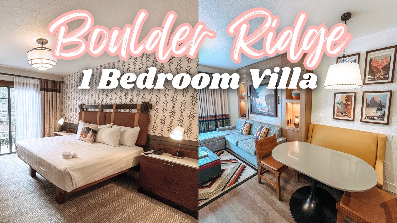 NEW🌲 Refurbished Boulder Ridge 1 Bedroom Villa ROOM TOUR | Disney's Wilderness Lodge - YouTube