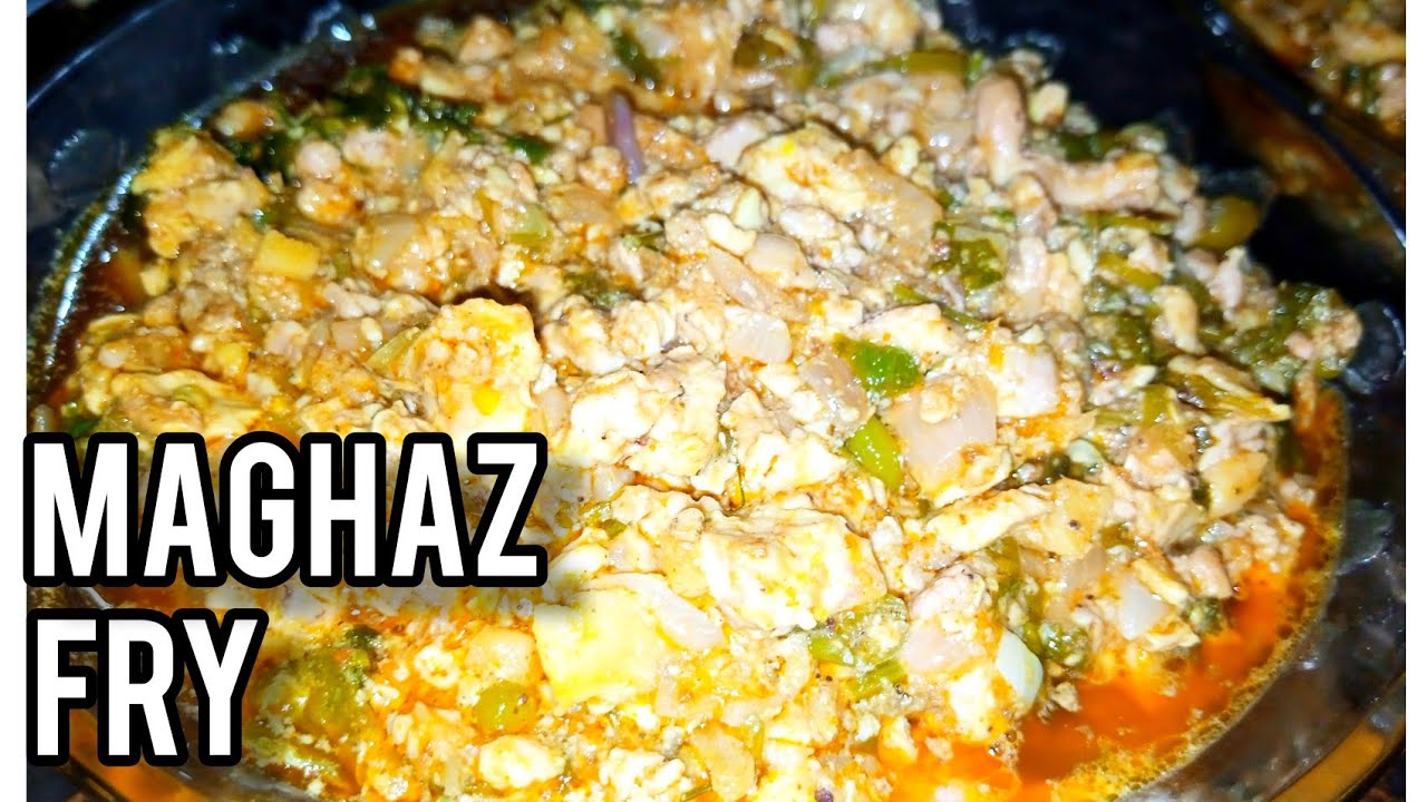 Street style maghaz fry recipe by Sam's kitchen - YouTube