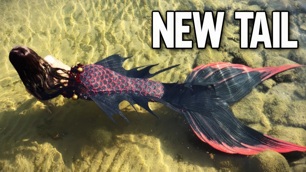 Braveeer Silicone Mermaid Tail Unboxing Video (unboxing a new Mermaid ...