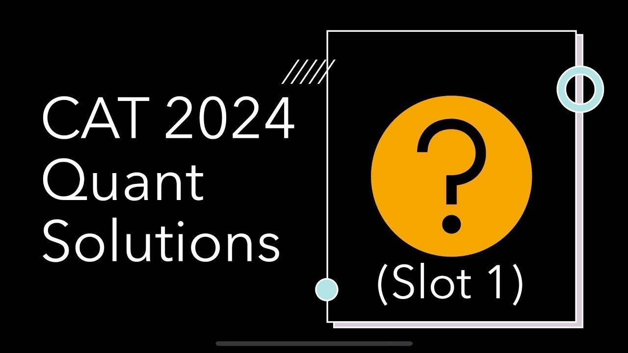 CAT 2024 Slot 1 | Q16 Functions with PnC #catpyqs #catpapersolution # ...