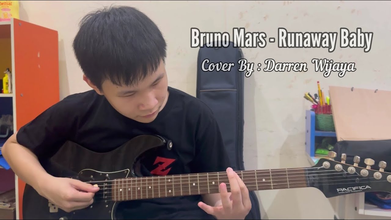 Bruno Mars - Runaway Baby (Guitar Cover) - YouTube