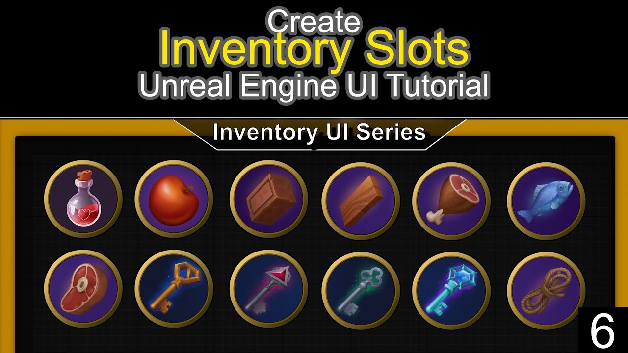Create AAA Quality UI Inventory Slots in Minutes! - YouTube
