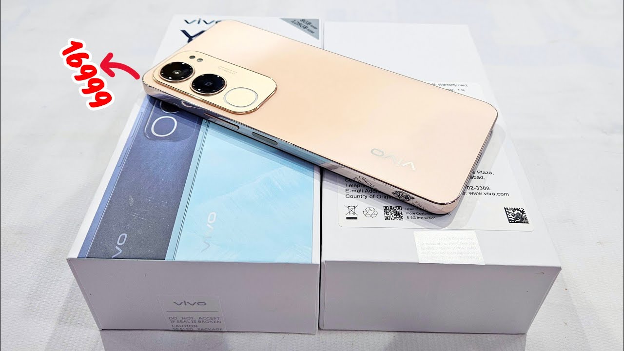 vivo Y29 5G 8/128 Unboxing and First Look 🔥 Titanium Gold Under 16999 ...