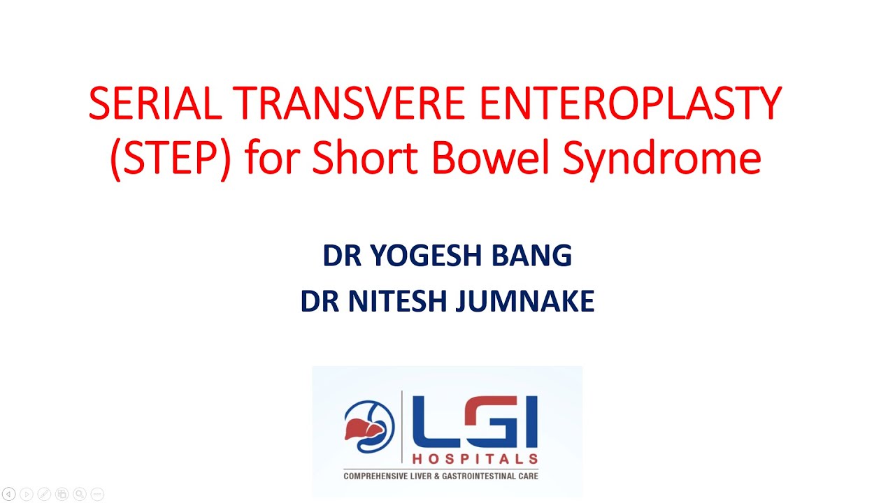 STEP - Serial Transverse Enteroplasty - YouTube