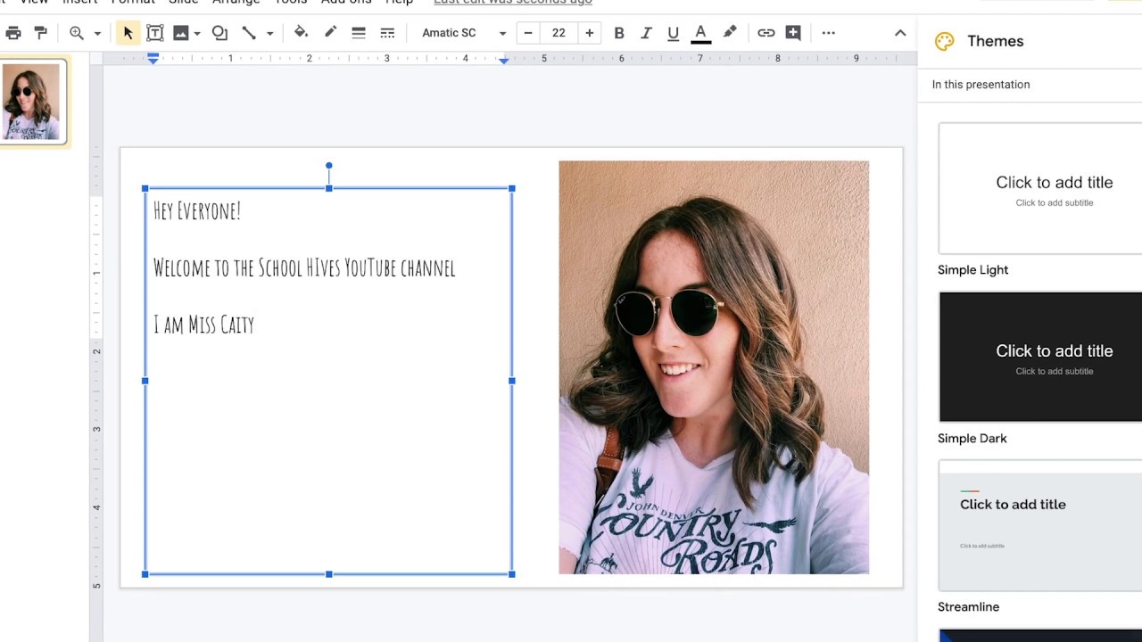 Virtual Word Wall ~ The School Hive - YouTube