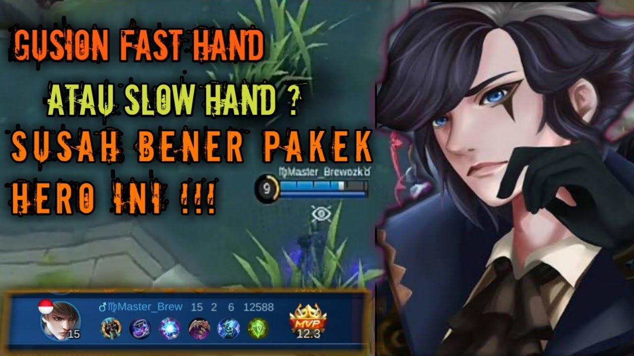 GUSION FAST HAND / SLOW HAND ? - YouTube
