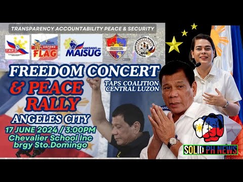 LIVE: HAKBANG NG MAISUG ANGELES CITY // FREEDOM CONCERT AND PEACE RALLY ...