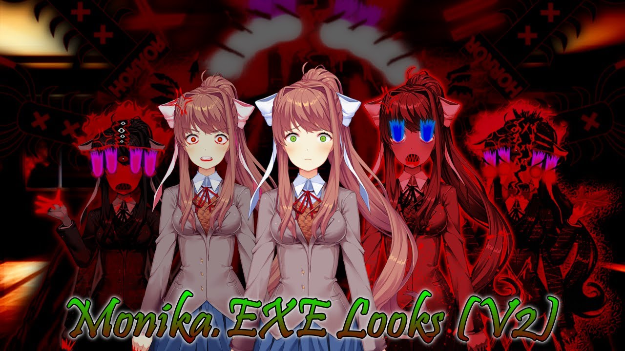 (DDLC 8th Birthday Special) Monika.EXE Looks V2 (Forms A-U + Alt ...