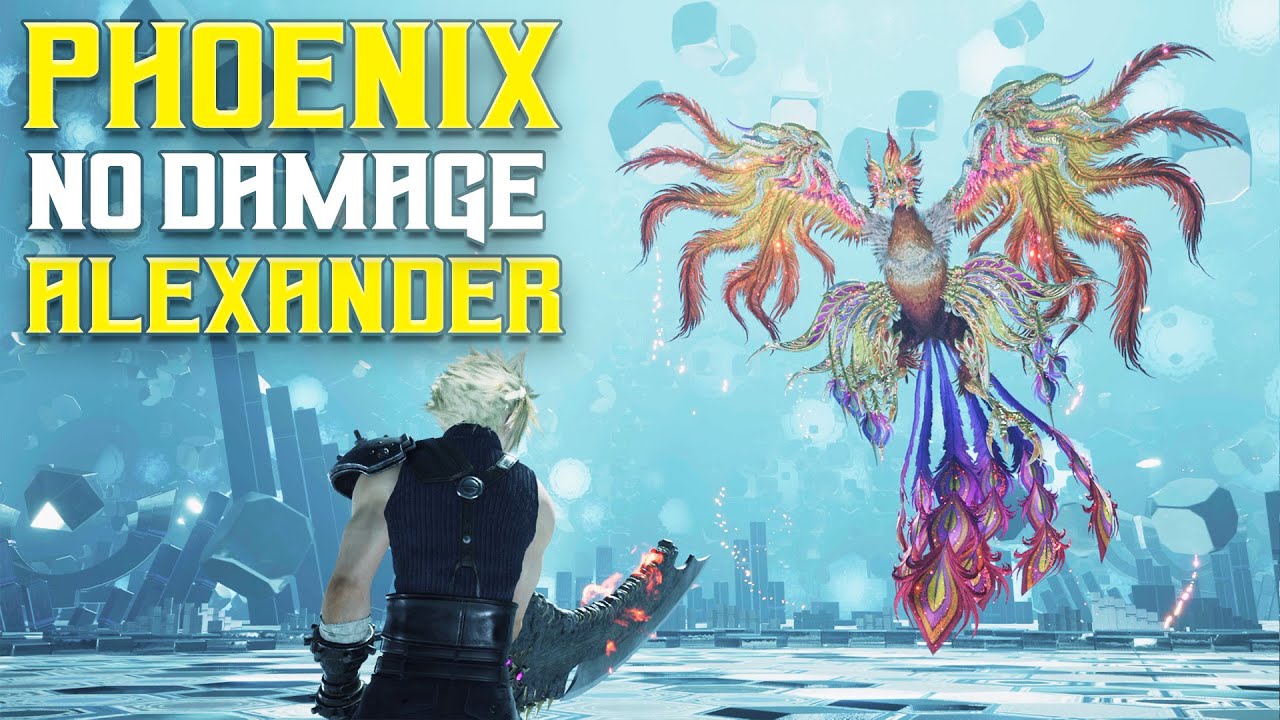 Final Fantasy VII Rebirth Full Might Phoenix & Alexander No Damage ...