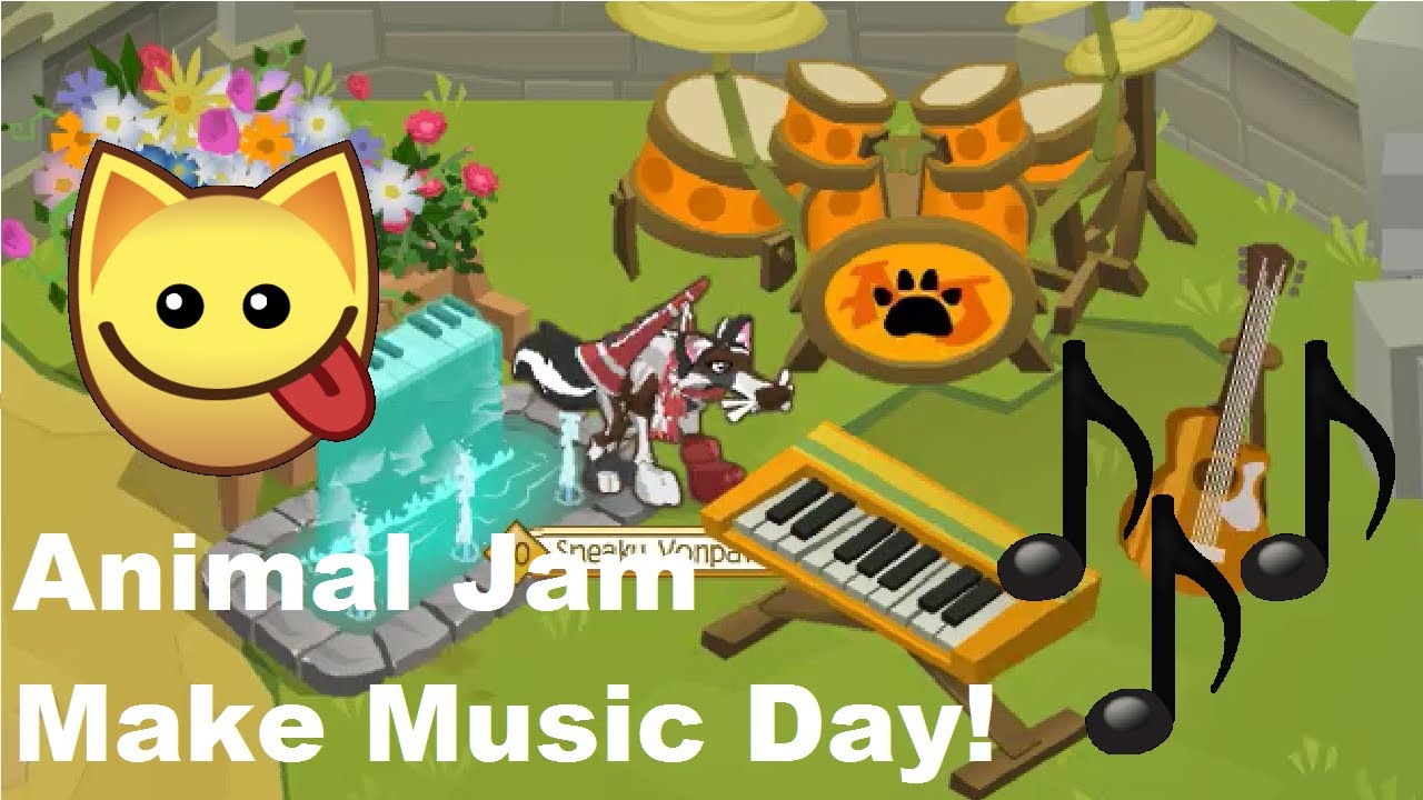 Animal jam: Make Music Day! - YouTube