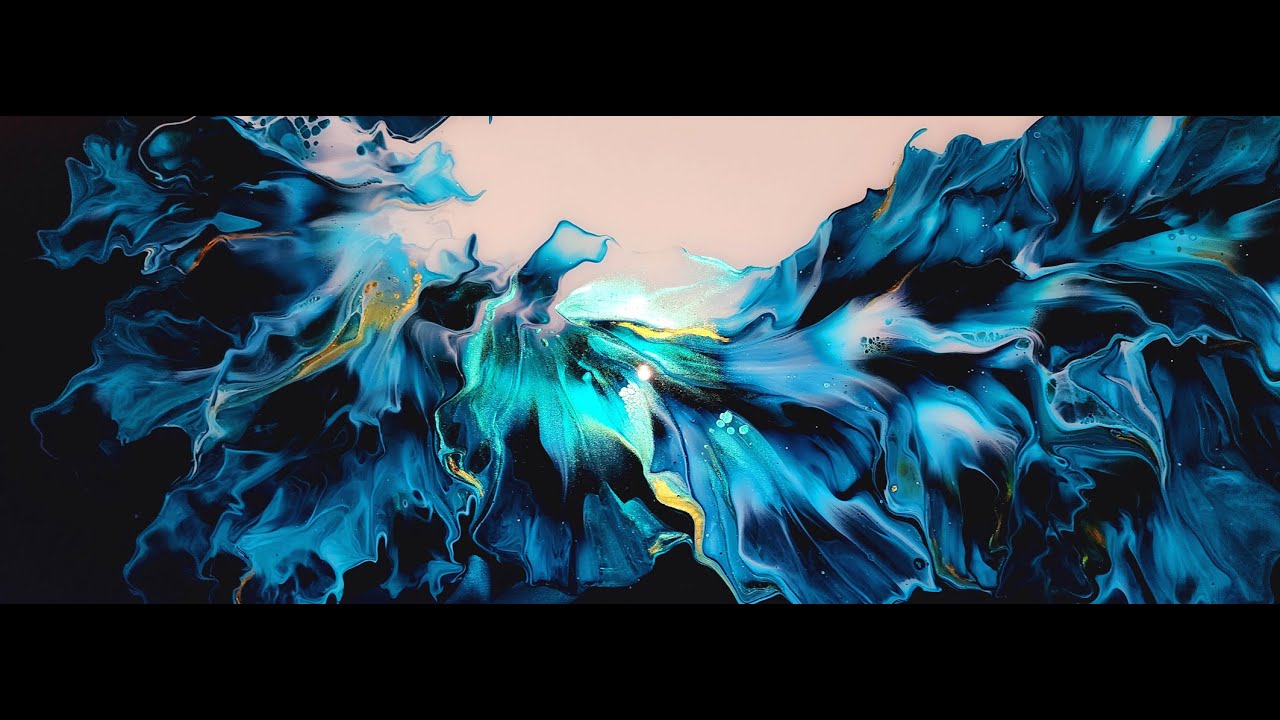 (799) The Perfect Acrylic Pouring Surface? Large, Dynamic Action Pour ...