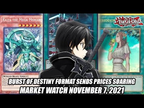 Burst Of Destiny Format Sends Prices Soaring! Yu-Gi-Oh! Market Watch ...