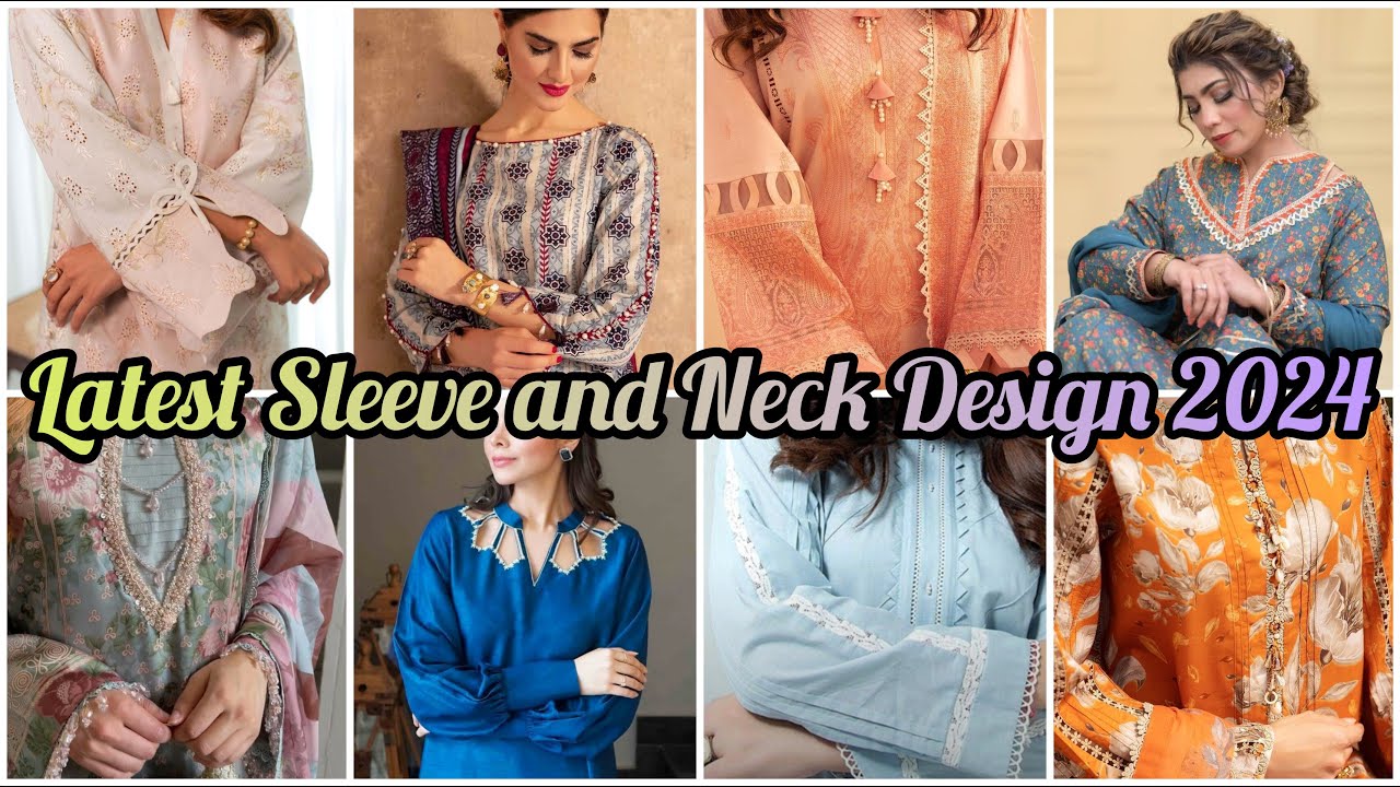 Latest Sleeve and Neck Design 2024 || Trendy Dress Design || Gale or ...