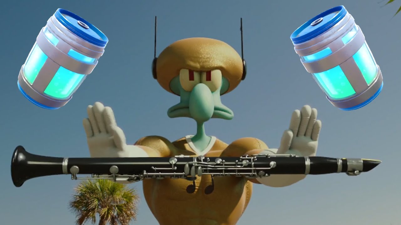 Squidward plays Chug Jug With You - YouTube