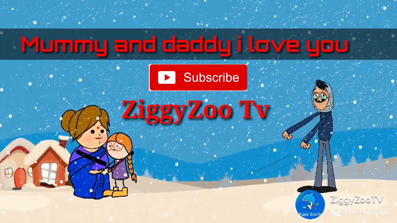 Mummy and dady I love you song for kids Nursery rhymes - YouTube