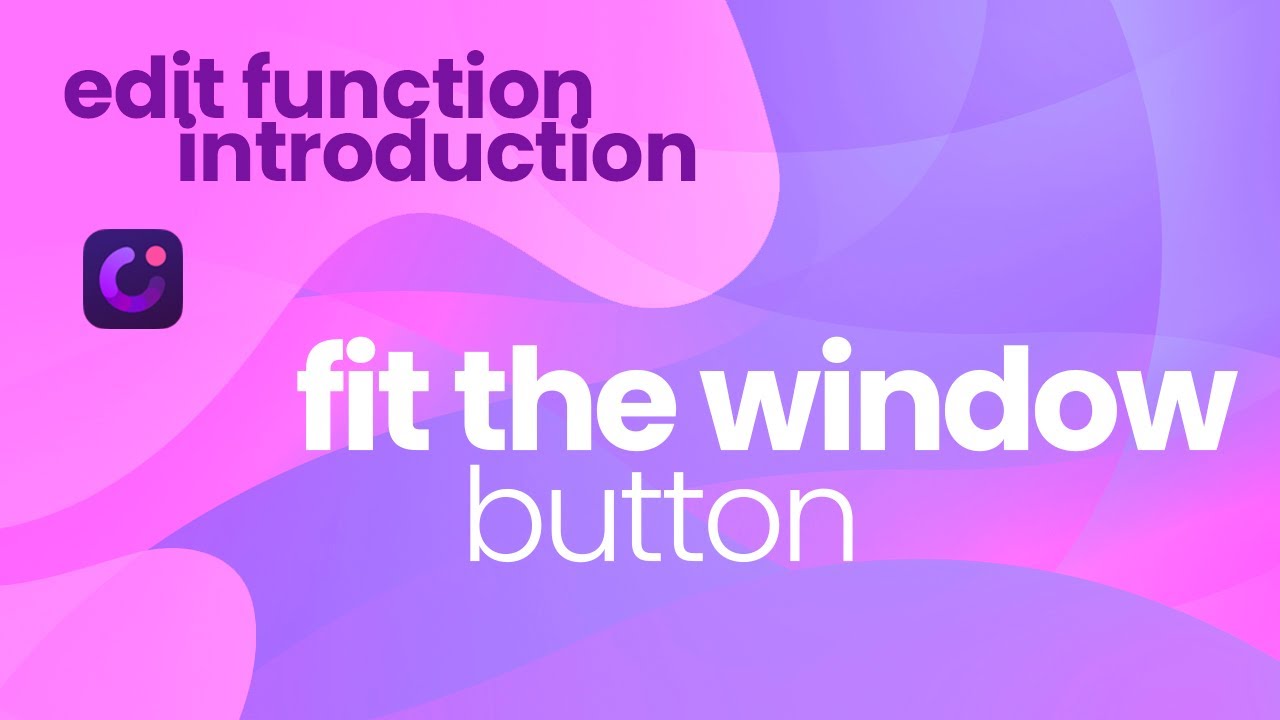 How to Fit the Window Button in DemoCreator - YouTube