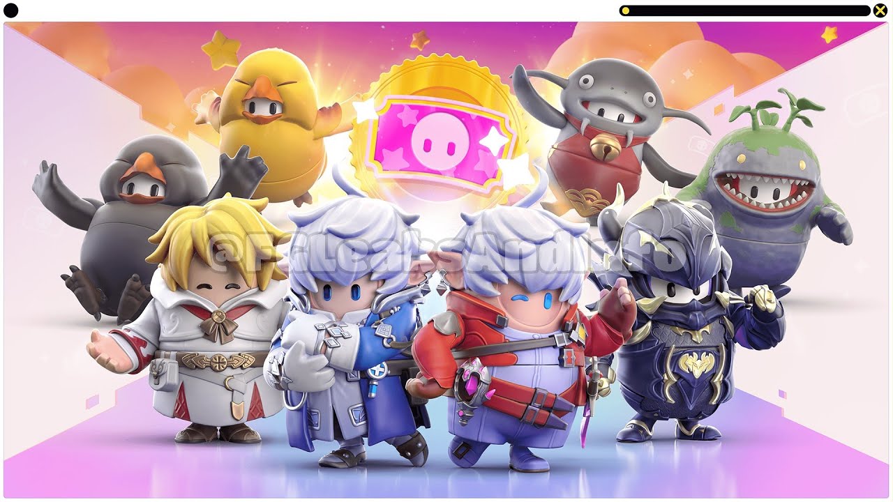 Fall Guys Fame Pass 4 Trailer (Final Fantasy, Alphinaud, Alisaie ...