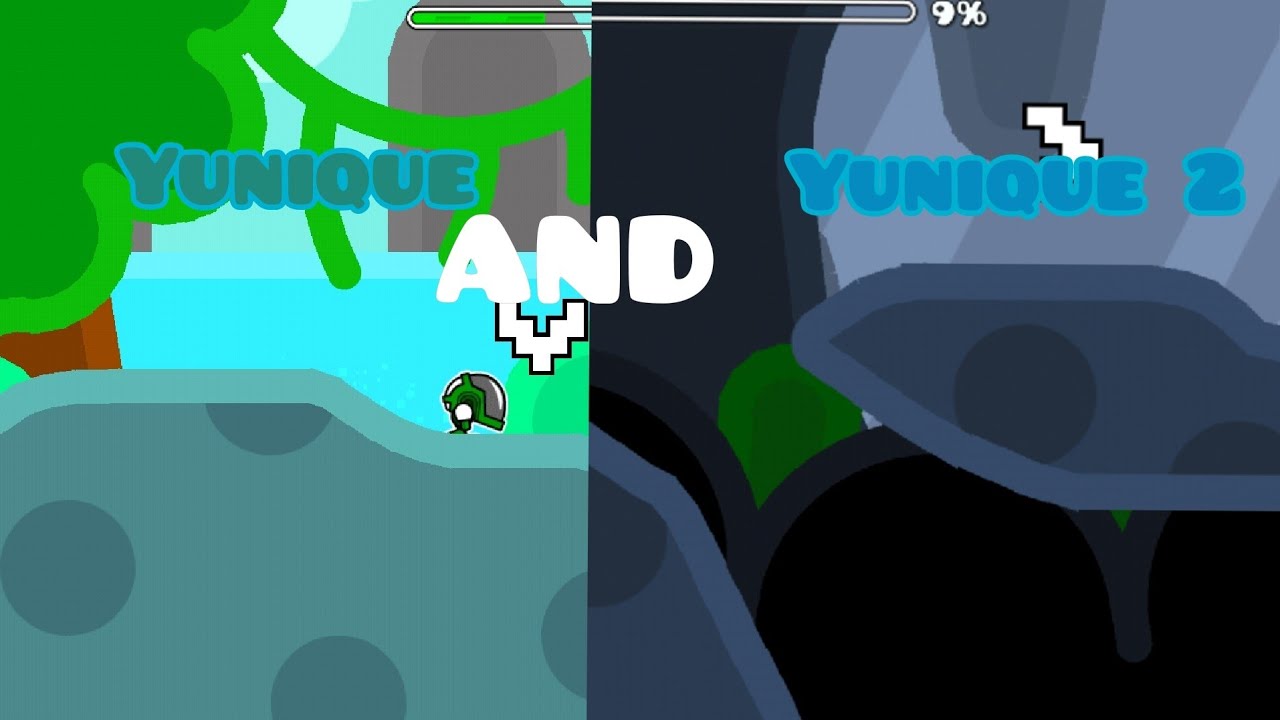 Yunique AND Yunique 2! Deluxe video! Geometry Dash - YouTube