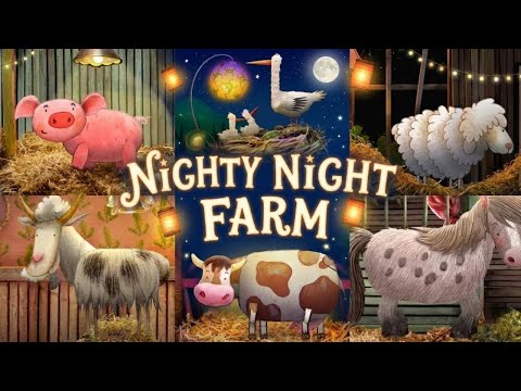 Nighty Night, Farm! 🐑 Calming Bedtime Story for Kids & Toddlers | Relaxing Sleepy Farm Animals 🌙