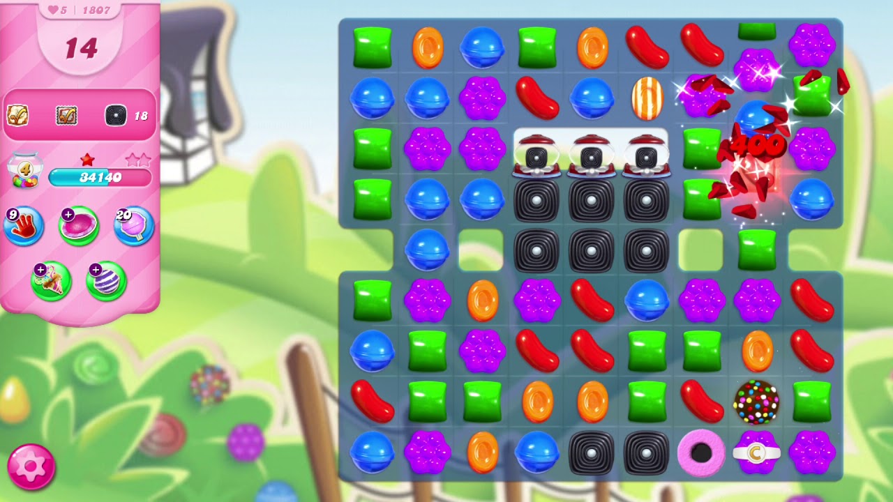 Candy Crush Saga Level 1807 - YouTube