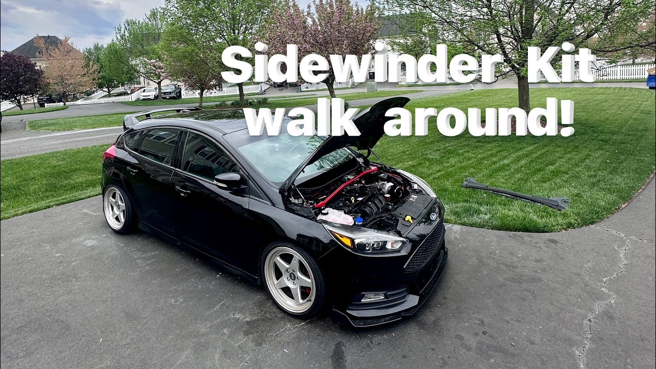 Ford Focus ST CRAZY SIDEWINDER KIT SETUP!! - YouTube