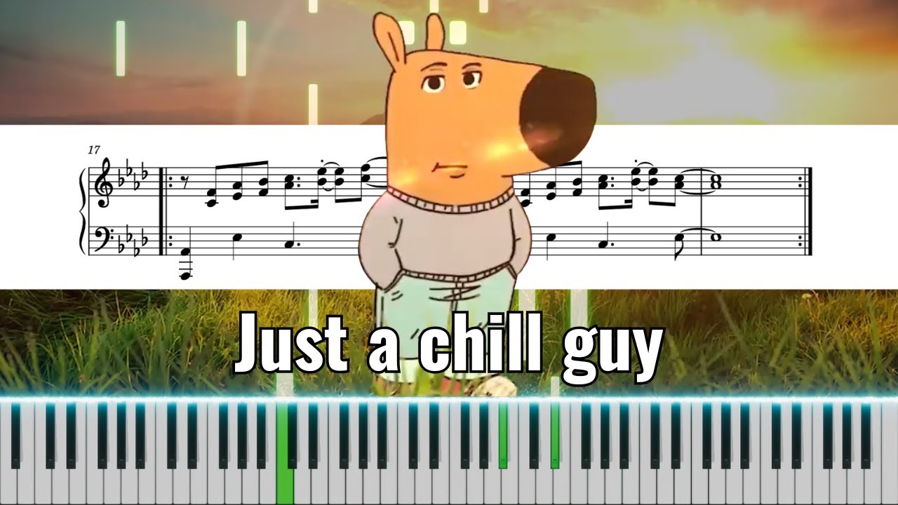 I'm Just a Chill Guy piano tutorial (Gia Margaret - Hinoki Wood) + Free ...