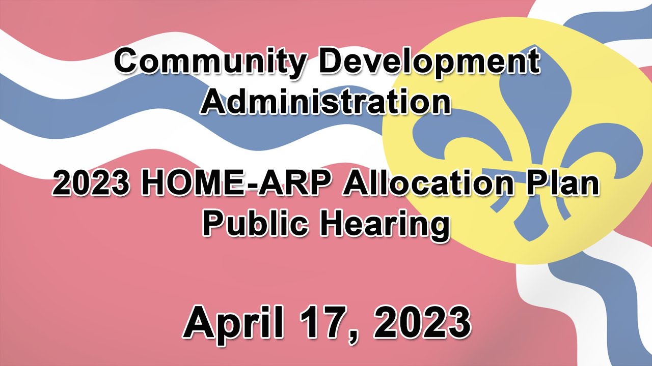CDA: 2023 HOME-ARP Allocation Plan Public Hearing - April 17, 2023 ...