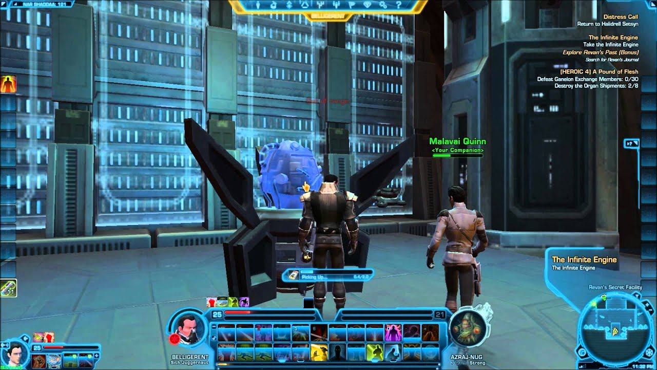 SWTOR Beta SW Nar Shaddaa Quest - The Infinite Engine - YouTube