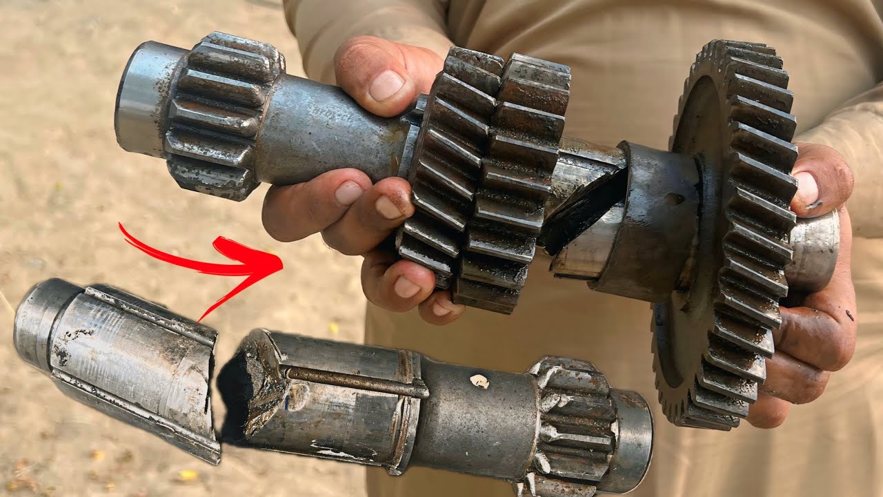 Surprising Repair of a Broken Gear Main Block Shaft on a 1965 Model ...