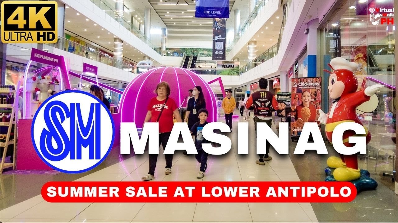 [4K] SUMMER SALE at SM City MASINAG | Lower Antipolo, Rizal Mall Walk ...