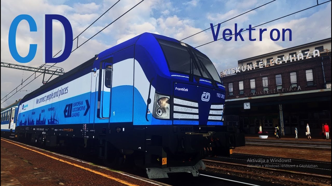 MSTS/OR CD Vectron a MÁV-START vonatok élén - YouTube